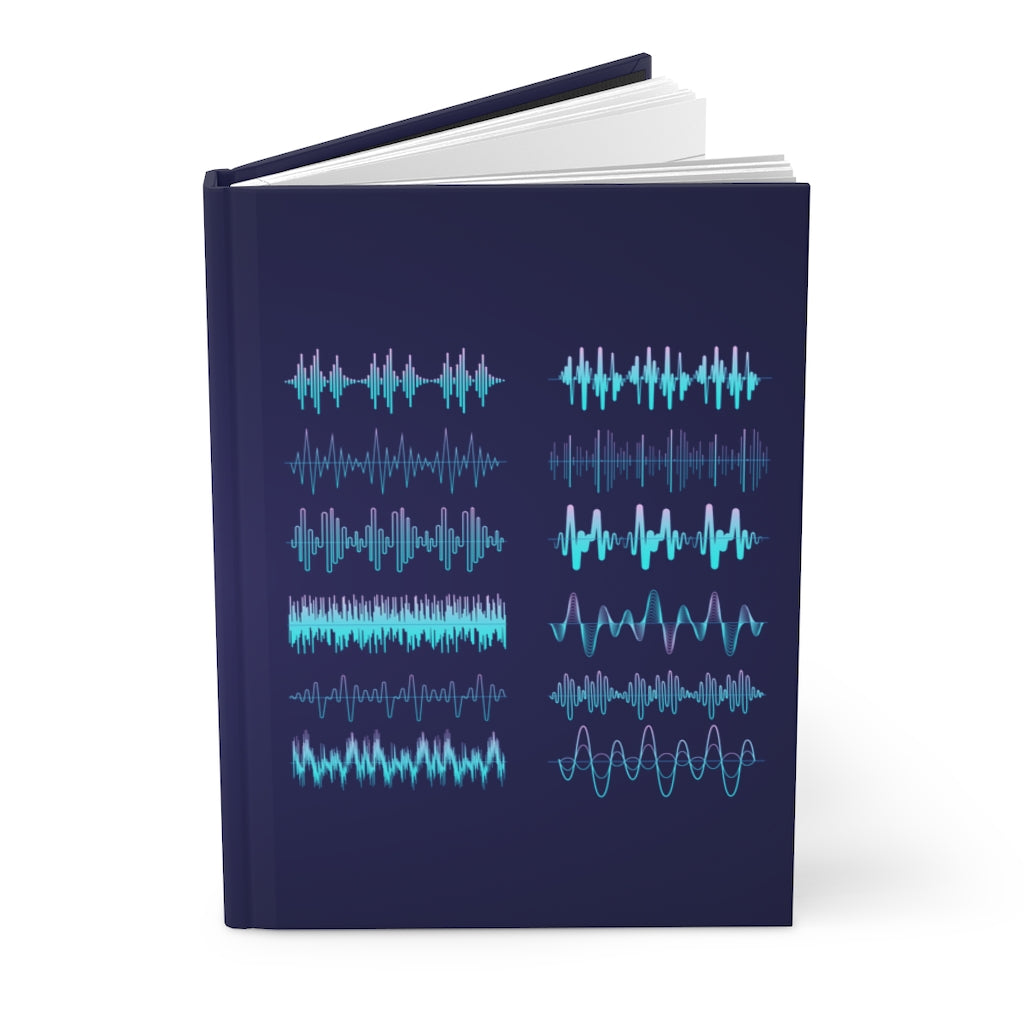 Sound Waves Hardcover Journal Notebook – ScienceGrit