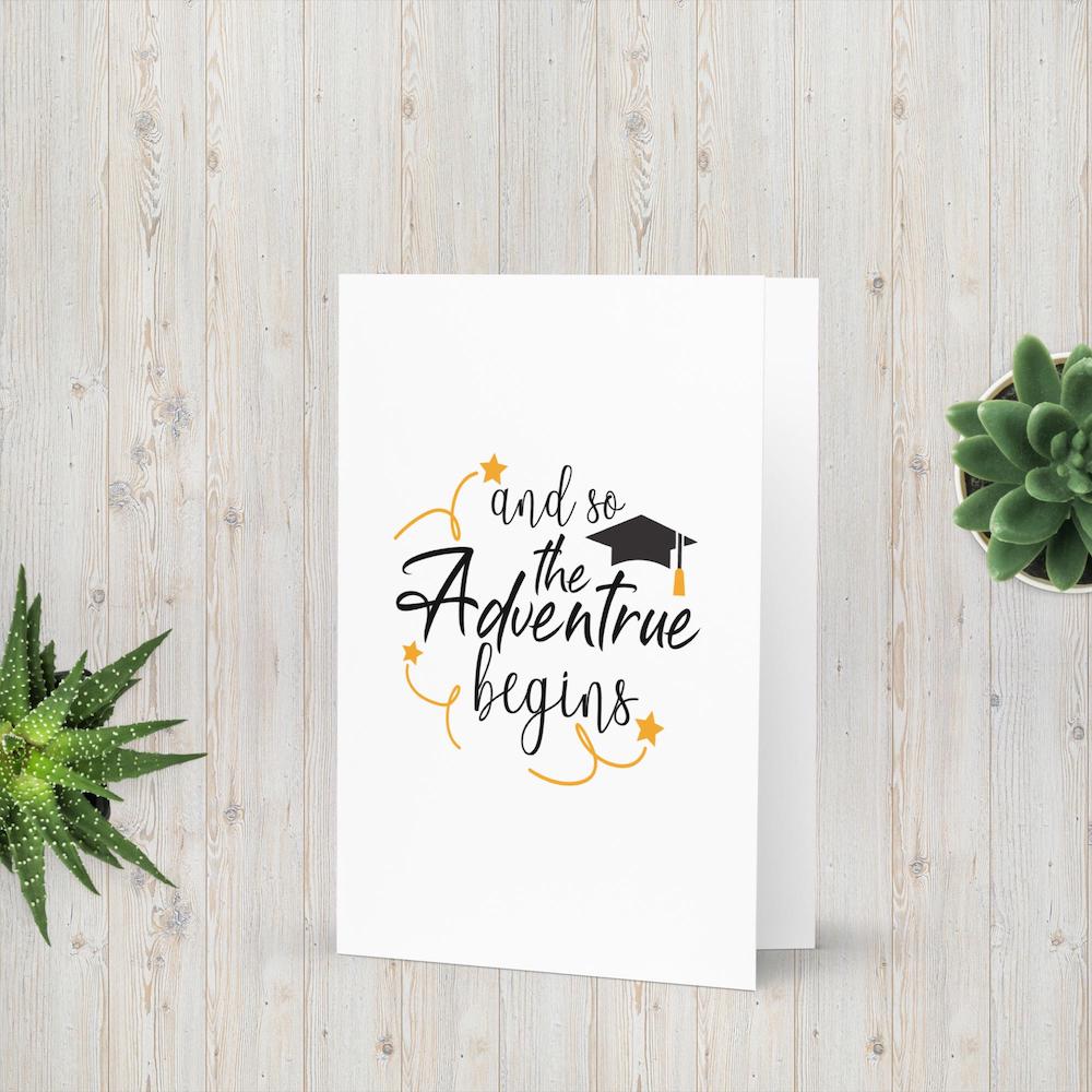 So the Adventure Begins Greeting Card – ScienceGrit