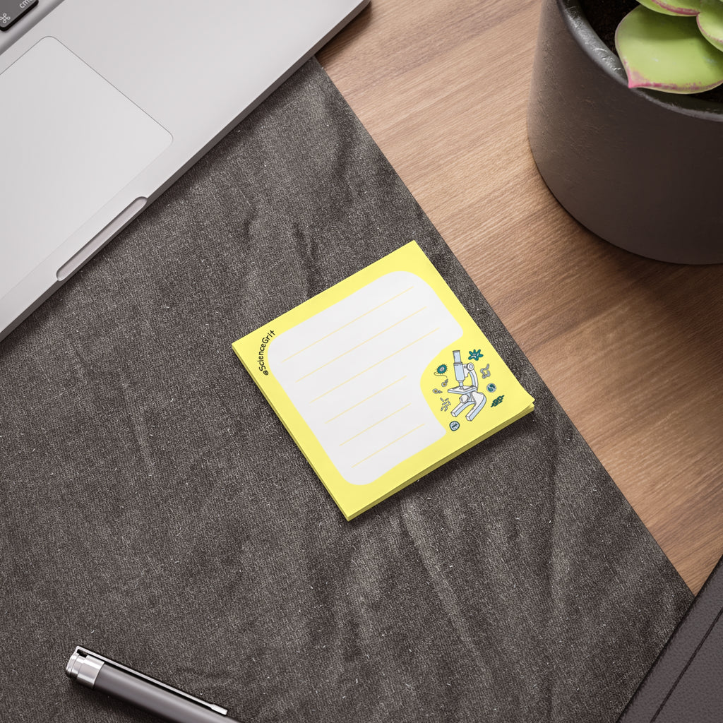 Microscope Microbiology Sticky Note – ScienceGrit