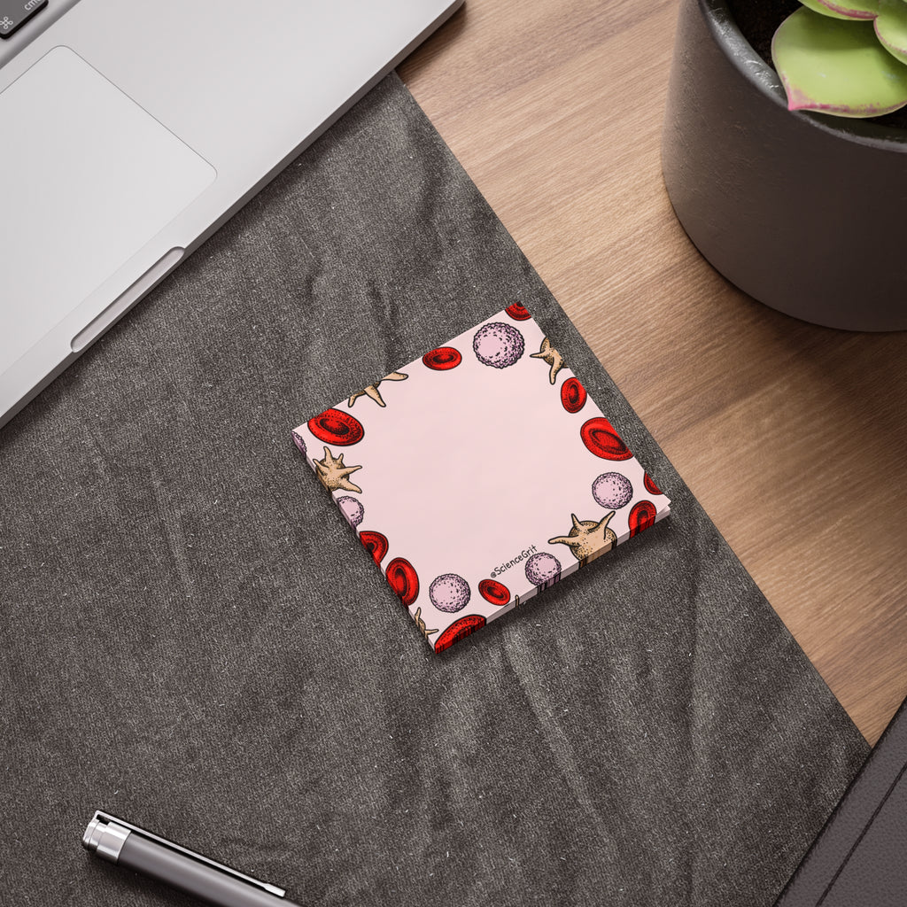 Blood Cells Sticky Note – ScienceGrit