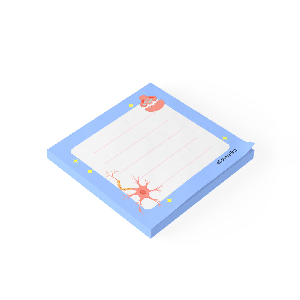 Neuron, Synapse, and Neuroscience Sticky Note – ScienceGrit