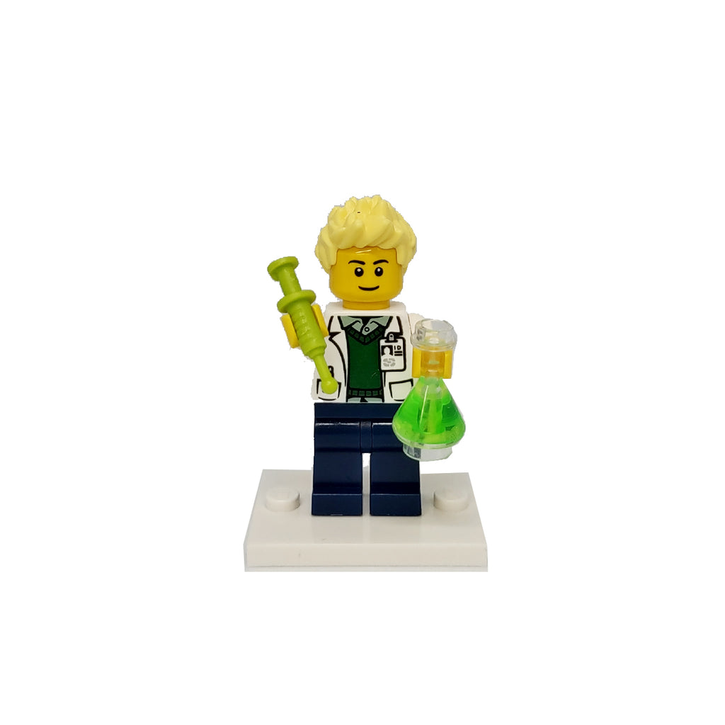 Custom LEGO® Lab Set - Male Scientist Minifigure – ScienceGrit