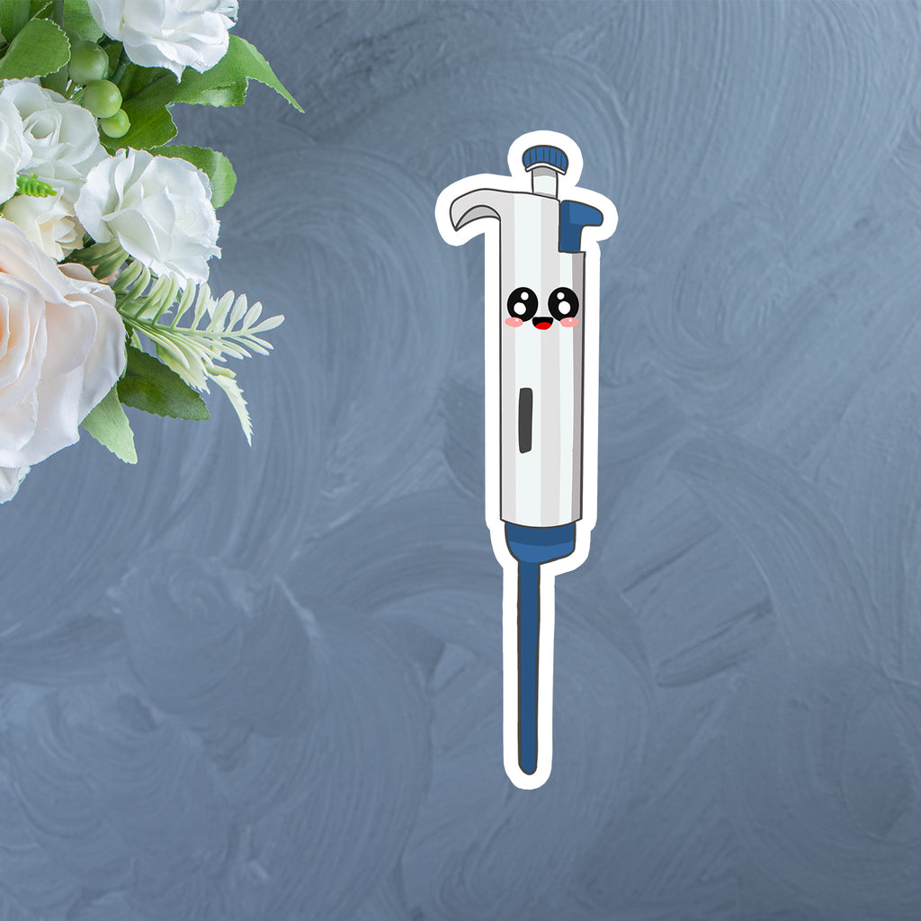 Micropipette Sticker - ScienceGrit