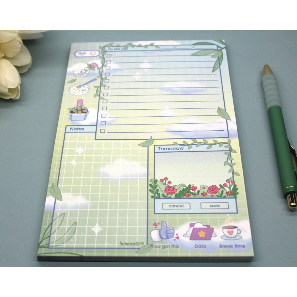 Daily Planner Pad - Plant Biology | Stationery Office Supplies Gift fo ...