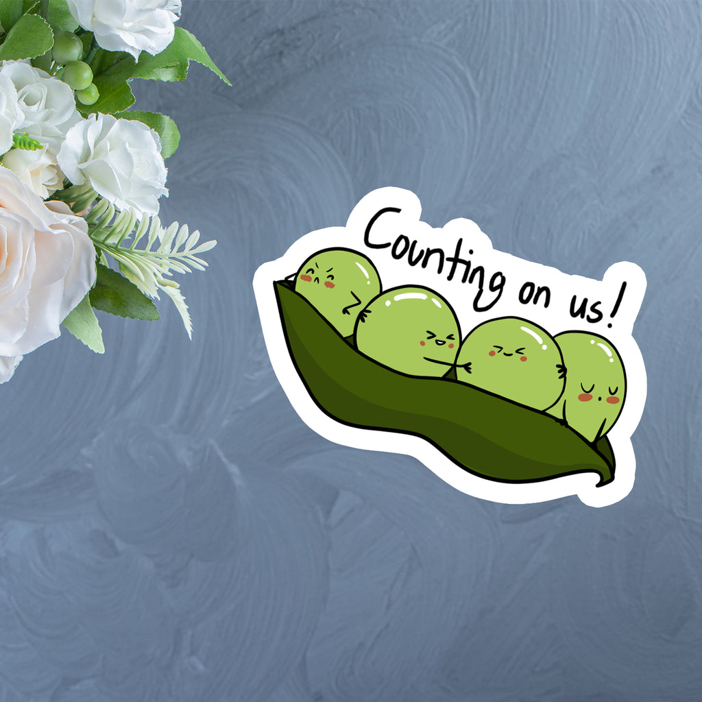 Counting On Us Sticker - ScienceGrit
