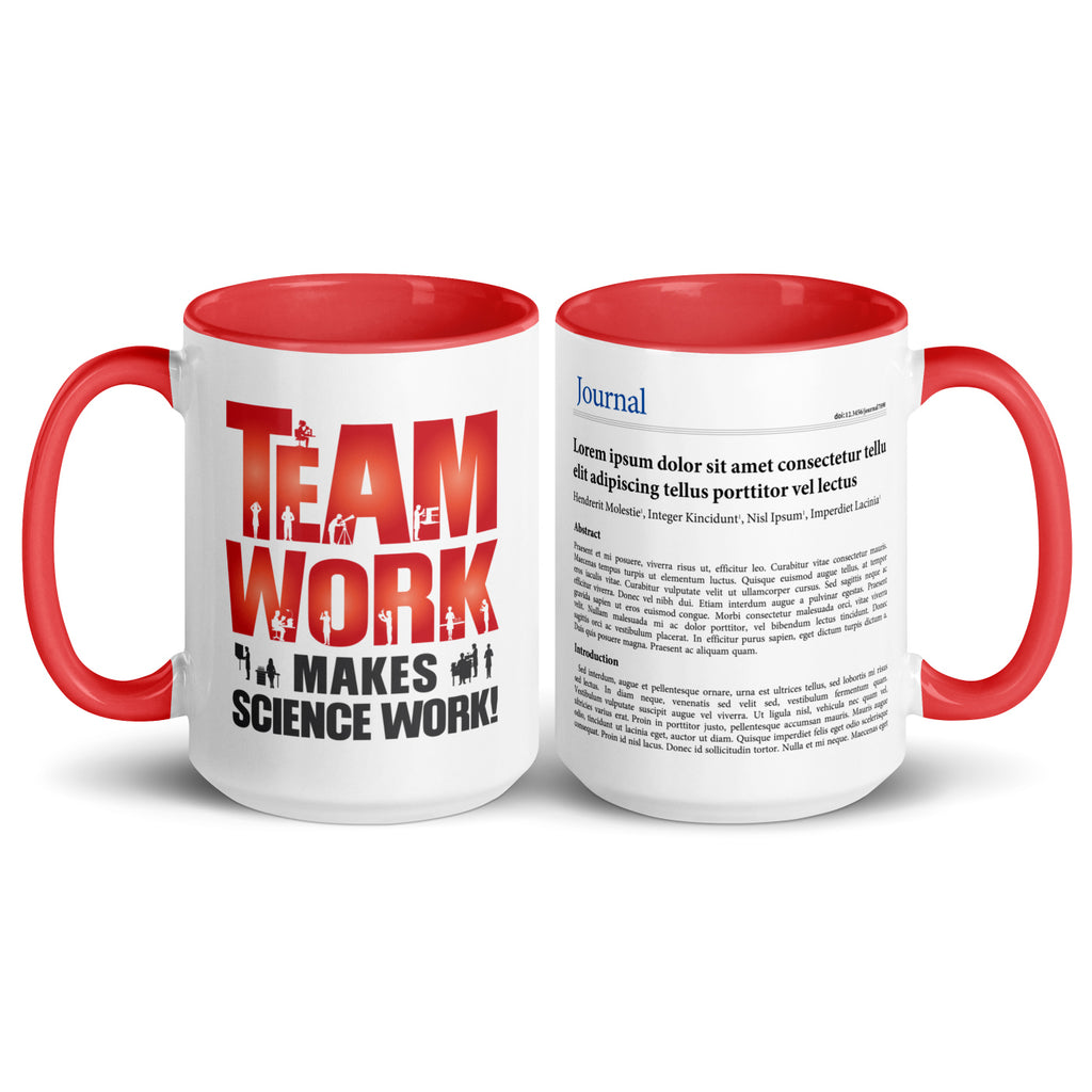 Publication Mug (Handle & Inside in Red) - Perfect – ScienceGrit