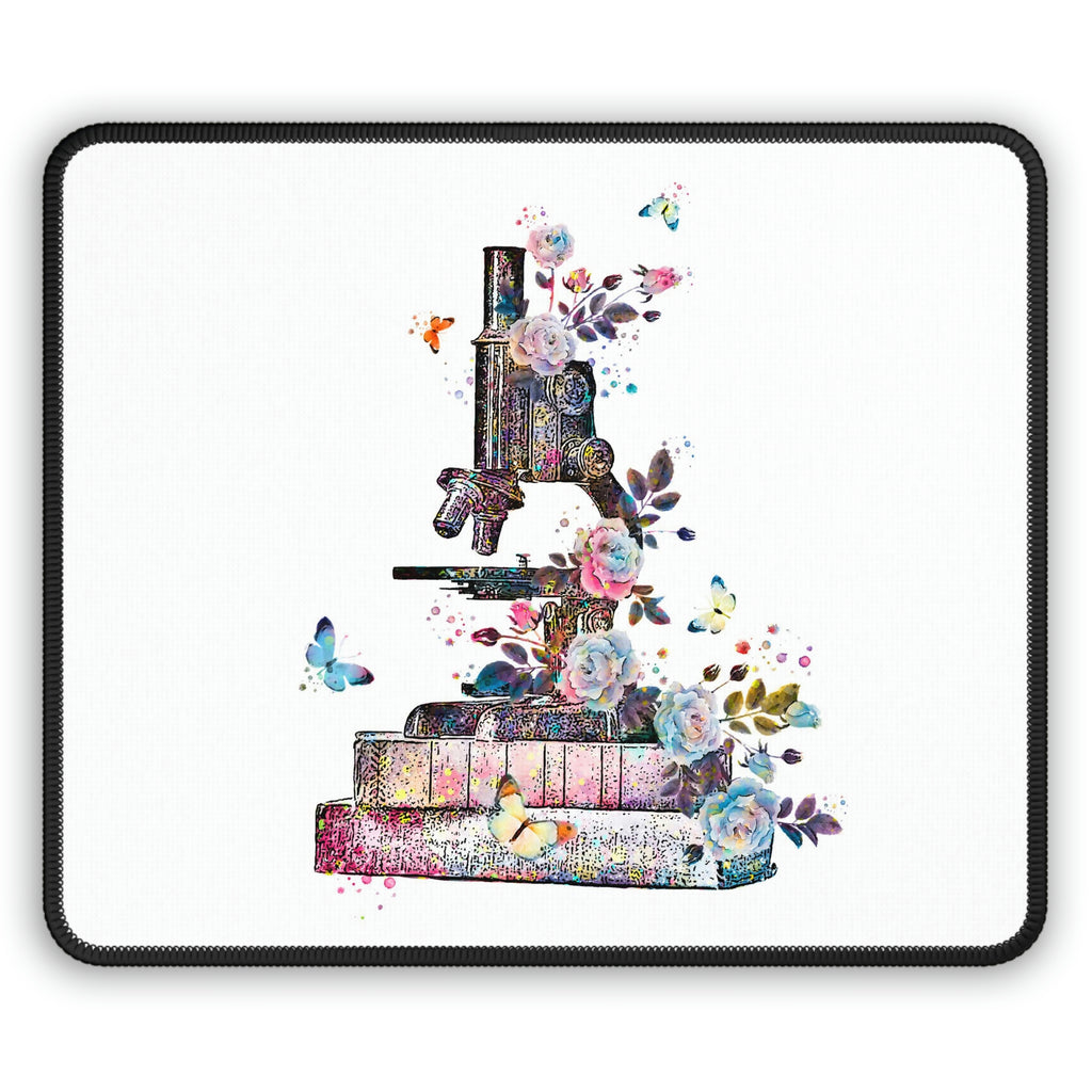 Watercolor Microscope Premium Mouse Pad – ScienceGrit
