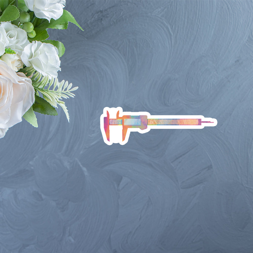 Colorful Caliper Sticker | Gift for Engineers – ScienceGrit
