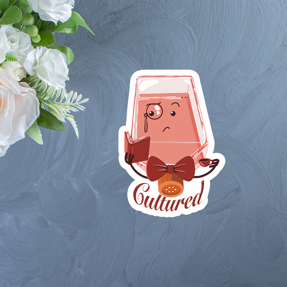 Cultured Cell Culture Flask Sticker – ScienceGrit