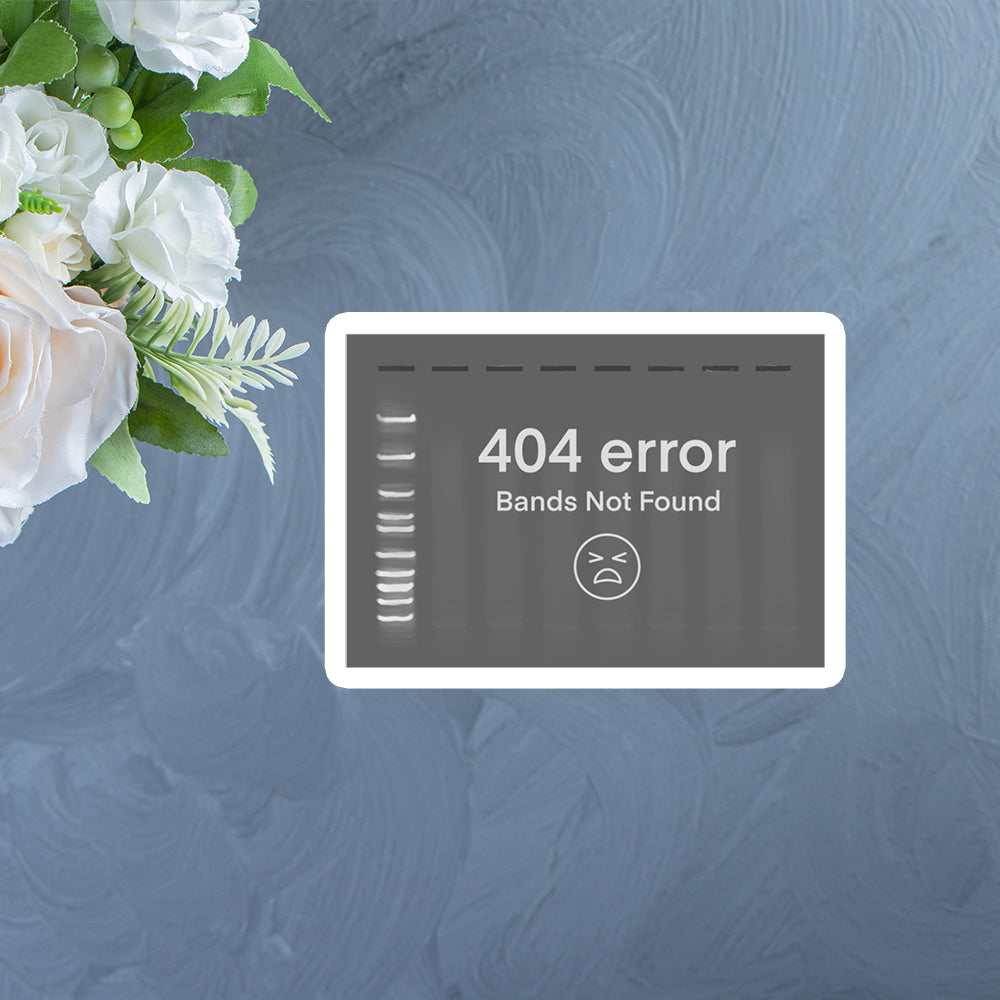 Gel Electrophoresis Fail Stickers | Gift for Biologists, Biochemists ...