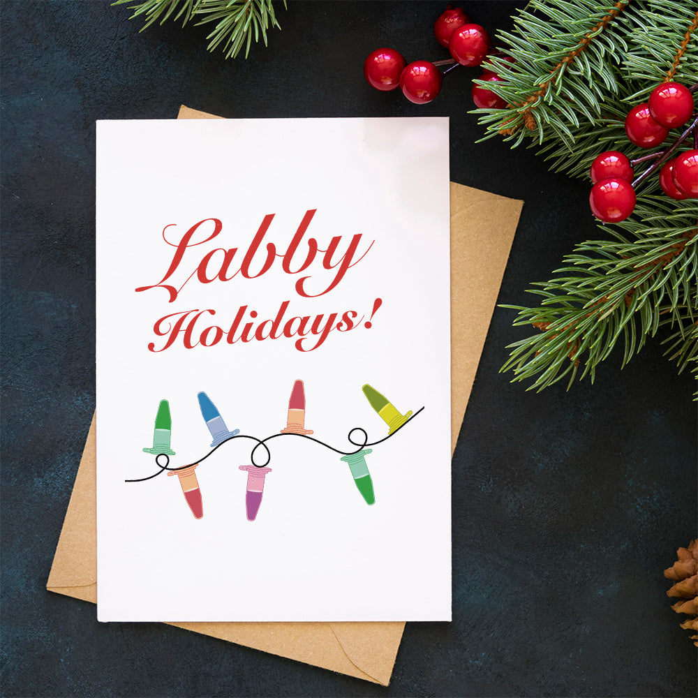 Labby Holidays Greeting Card – ScienceGrit