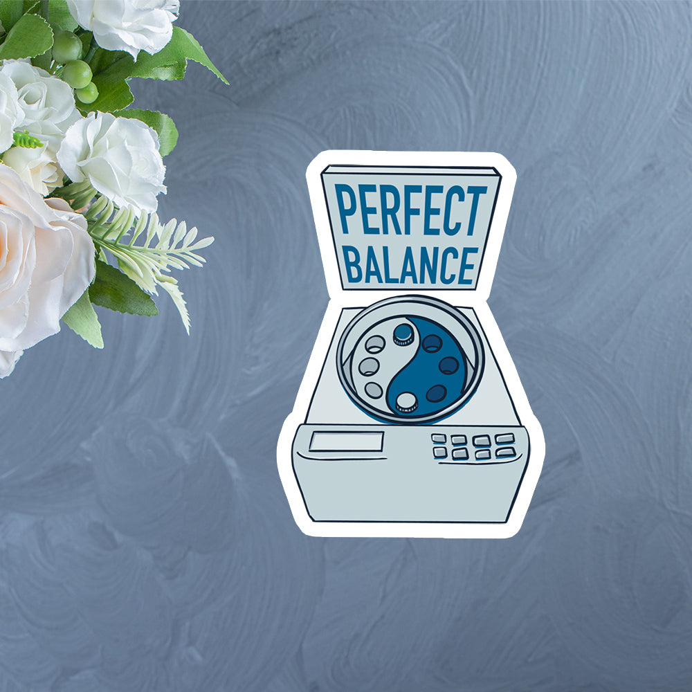 Yin Yang Centrifuge Sticker – ScienceGrit
