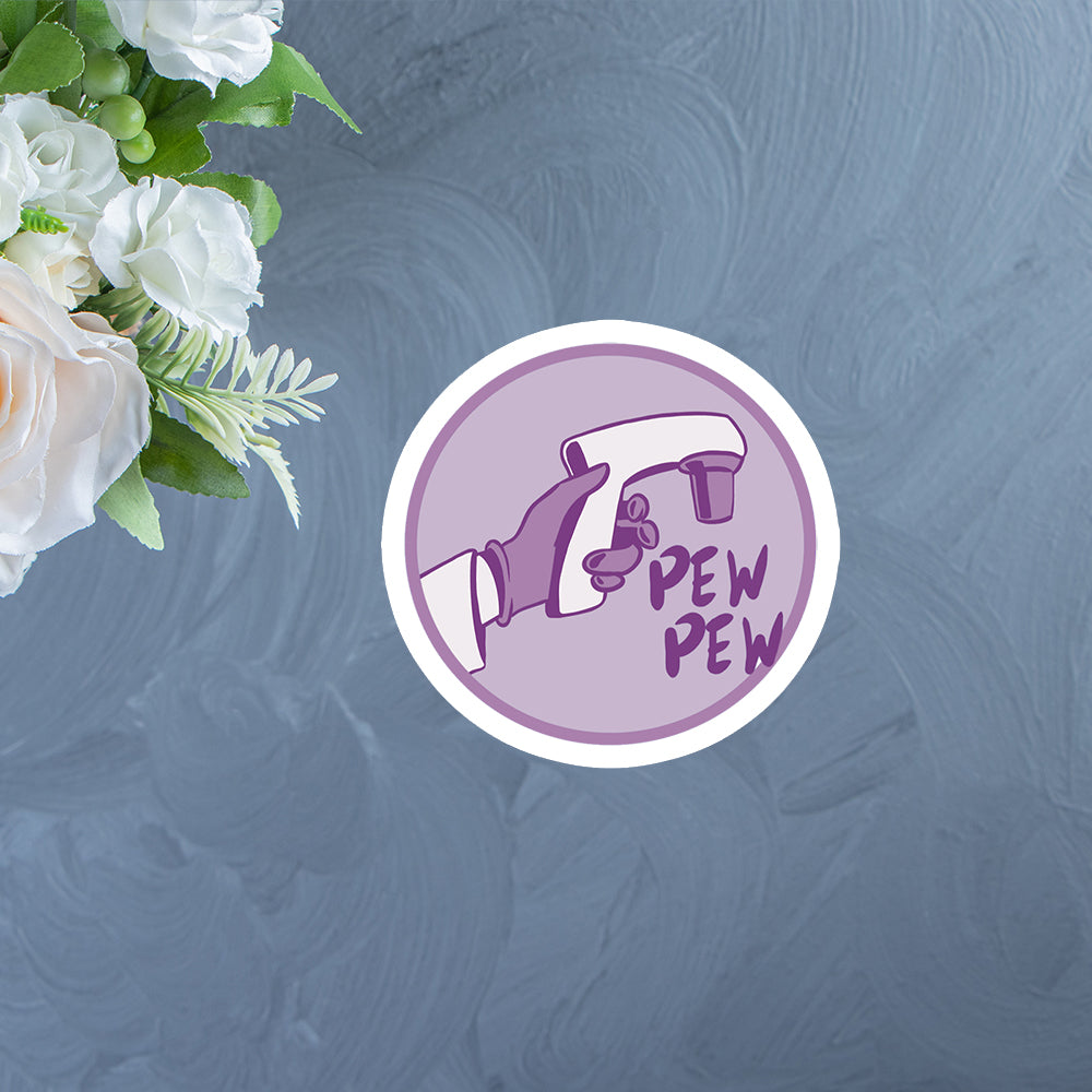 Biology Pipette Gun In Purple Sticker – ScienceGrit