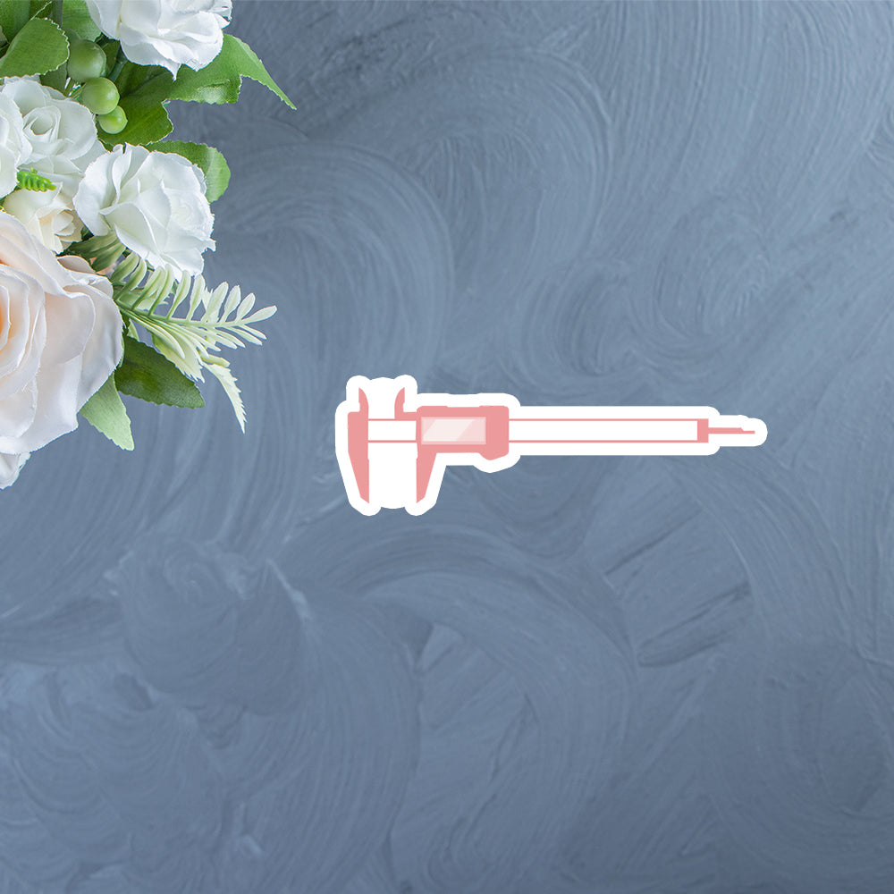 Pink Caliper Sticker | Gift for Engineers – ScienceGrit