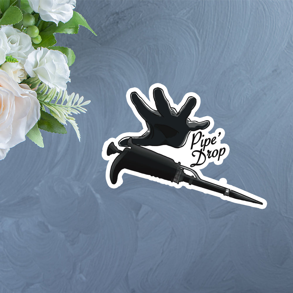 Pipe Drop Sticker – ScienceGrit