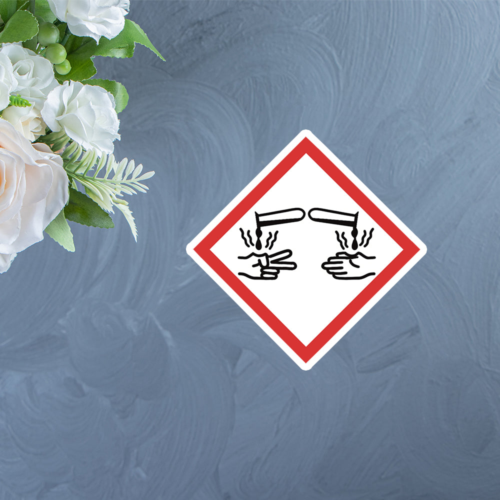 Rock Paper Scissors Acid Hazard Symbol Sticker – ScienceGrit