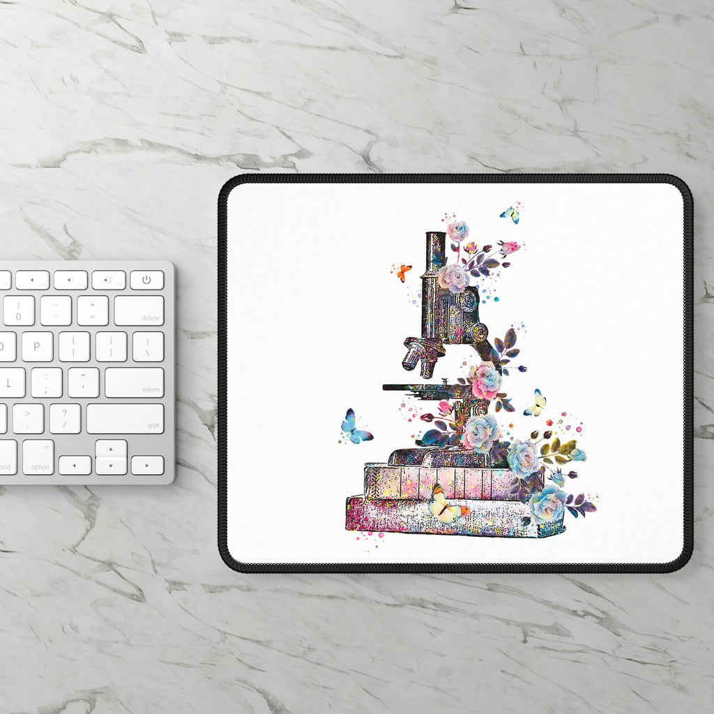 Watercolor Microscope Premium Mouse Pad – ScienceGrit