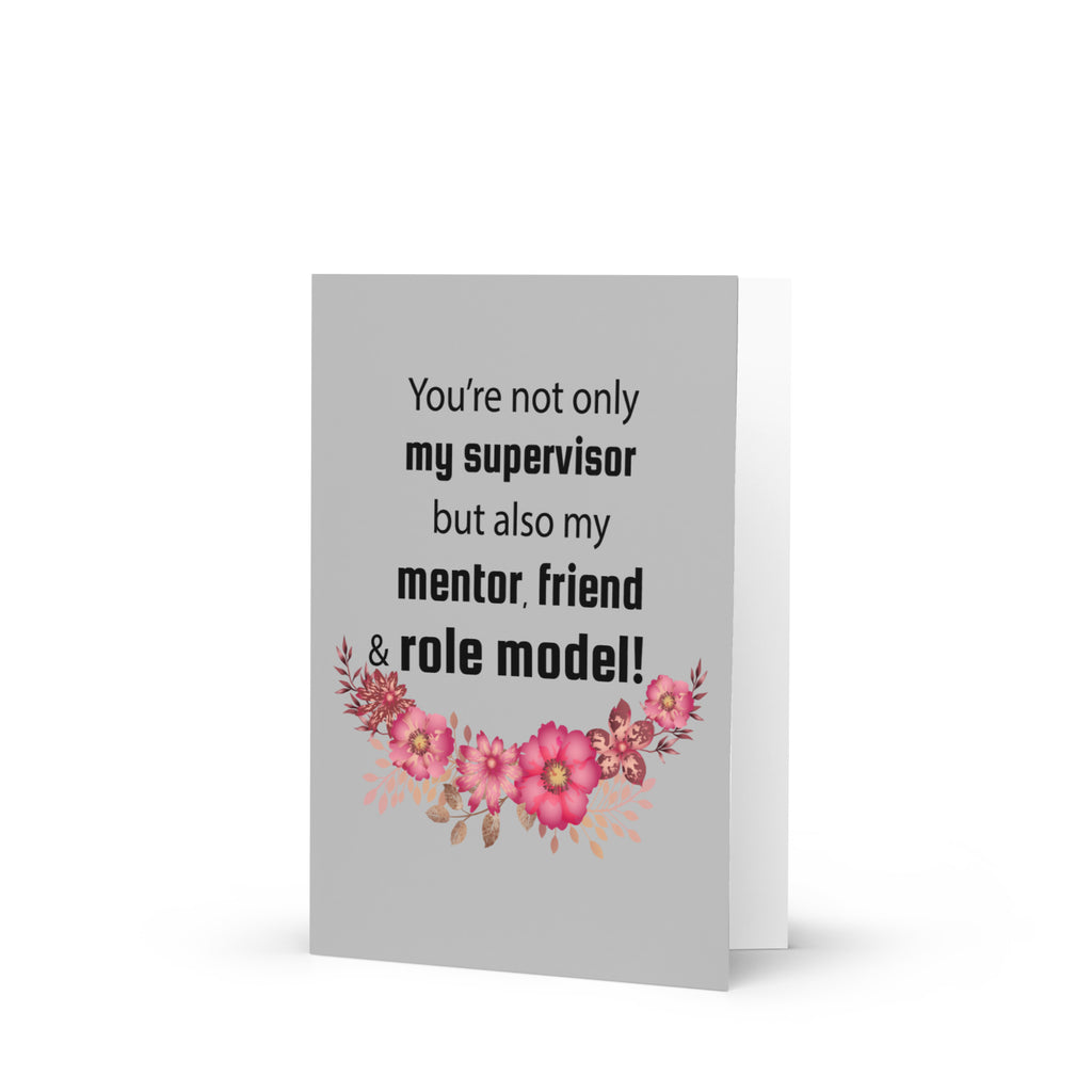 You're My Supervisor, Mentor and Friend | Mentor/Supervisor Appreciati ...