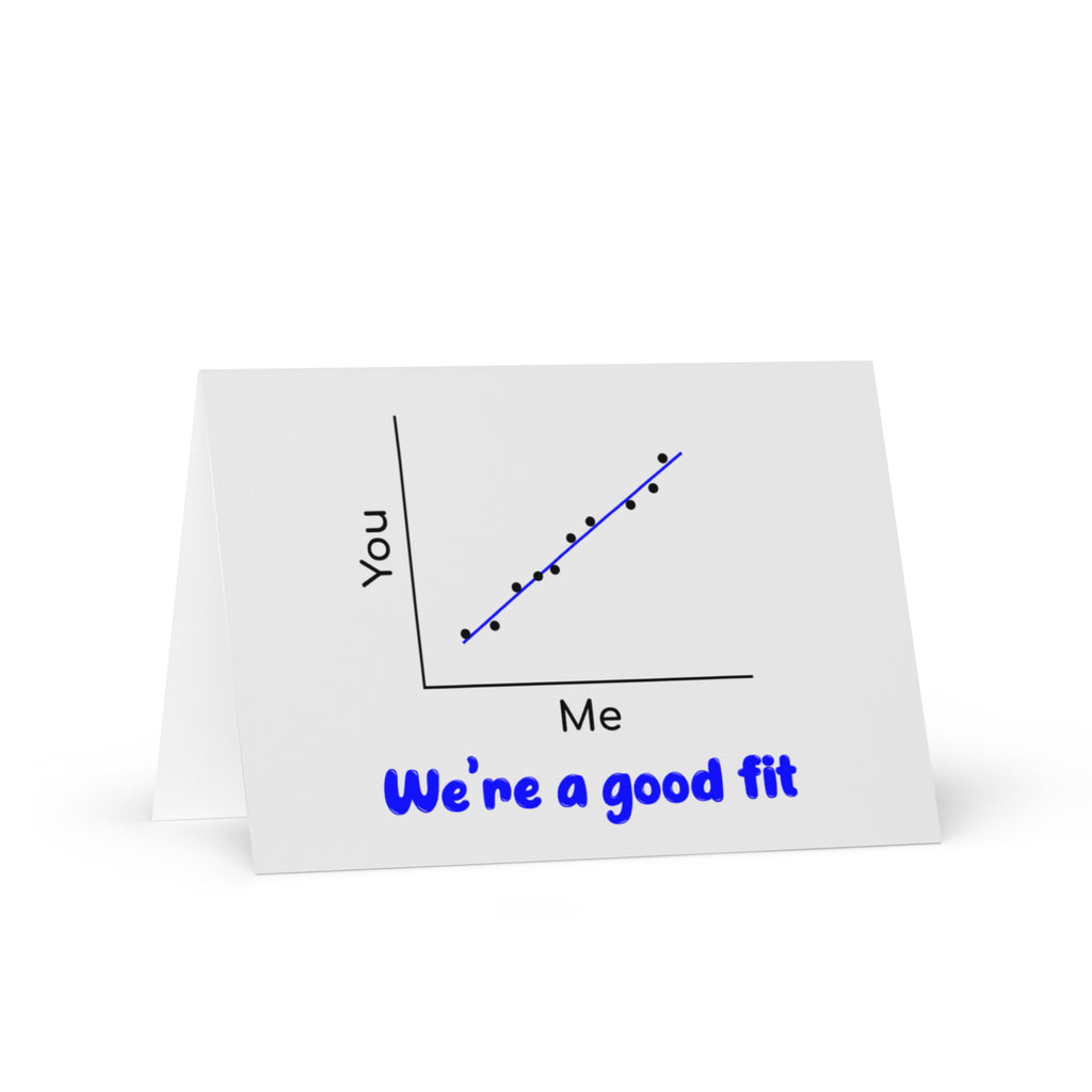 We're a Good Fit | Anniversary, Valentine's Day and Birthday Greeting ...