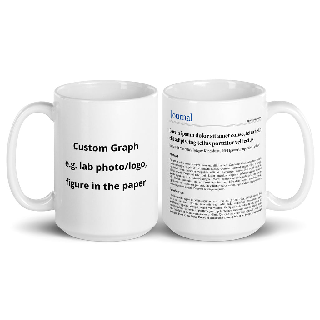 Custom Graph Mug (White) - ScienceGrit